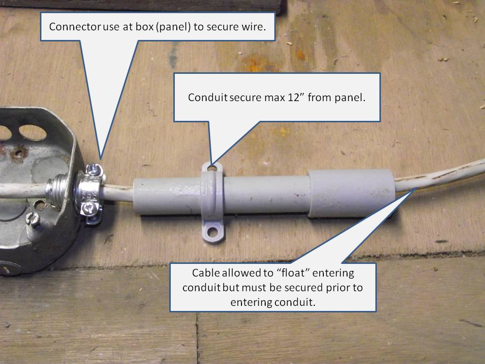 NMD90 to PVC conduit | Electrician Talk